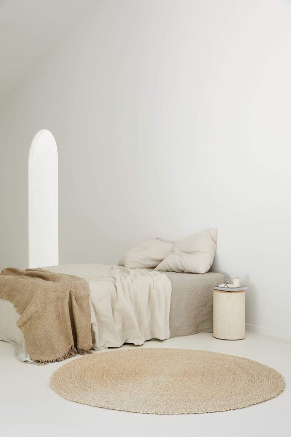 Dari Round Jute Rug - Large - The Dharma Door Europe